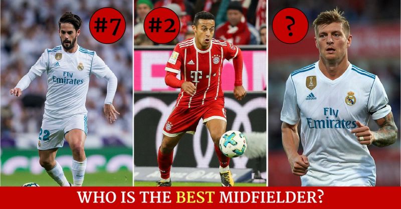 10 best midfielders in world football at the moment