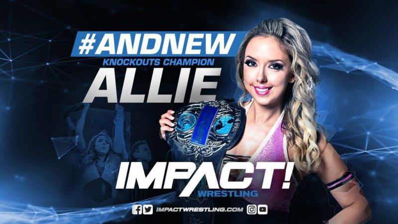 Impact Wrestling News Allie Wins The Impact Wrestling Knockouts Championship