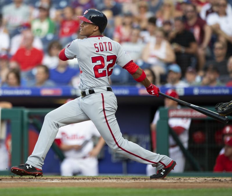 Soto has 2 of Nationals' 7 homers in 17-7 rout of Phillies