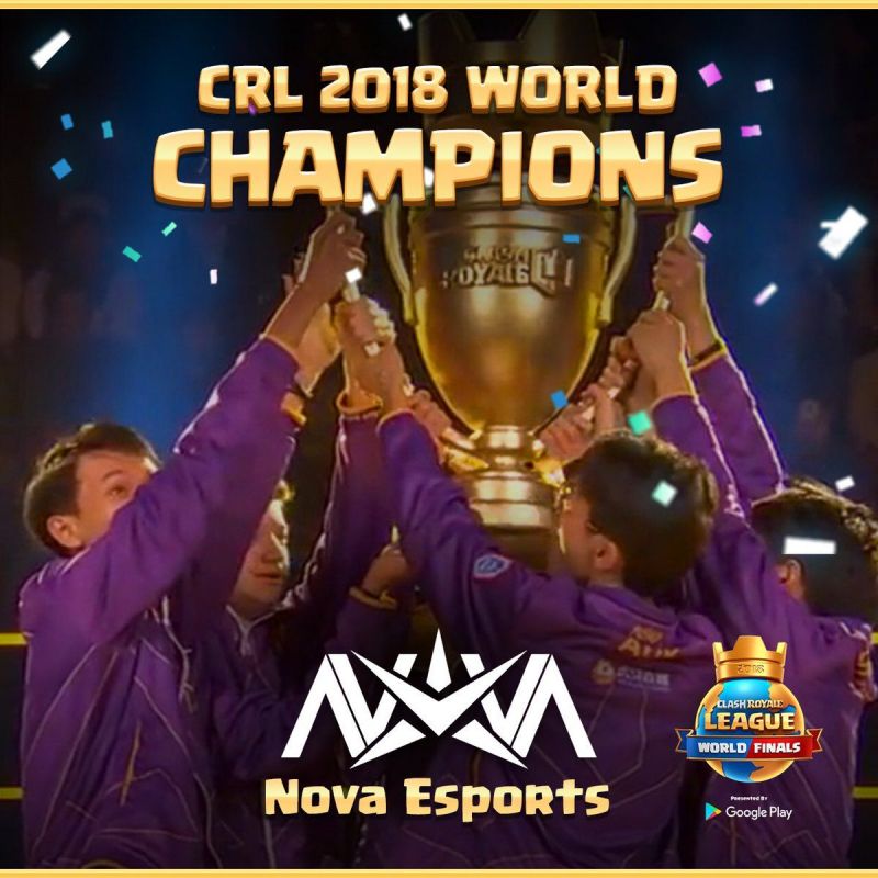Clash Royale: Nova eSports crowned CRL World Finals 2018 champions
