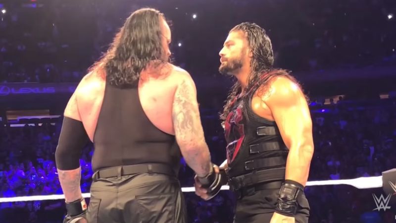 WWE history: Roman Reigns & The Undertaker team up in never-before-seen ...