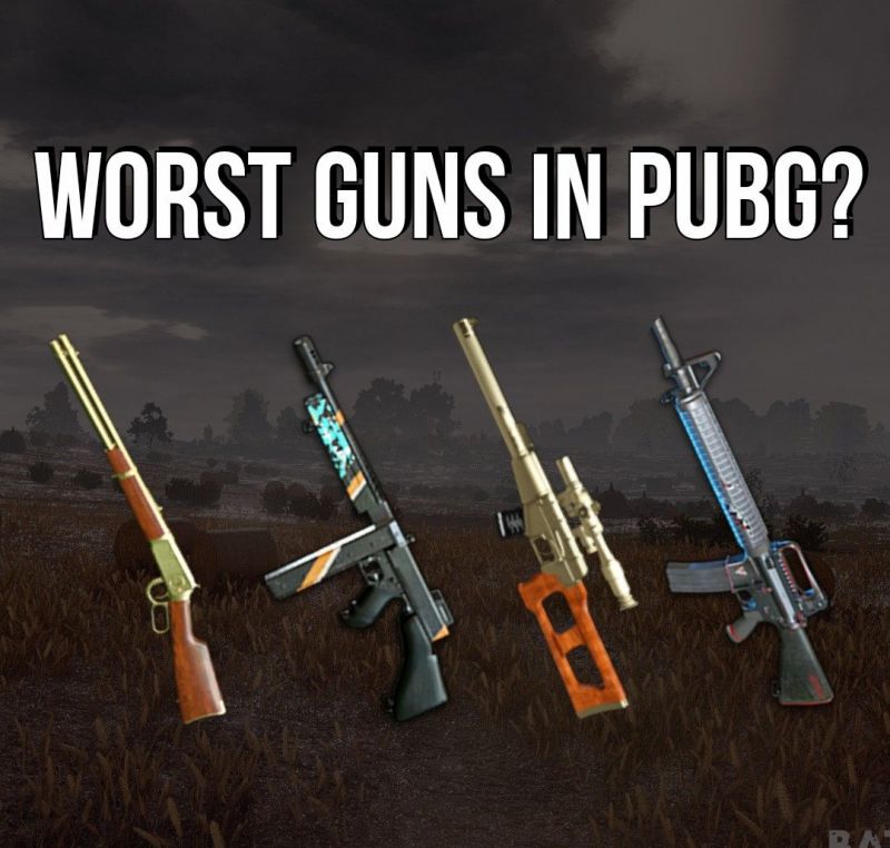 Worst Guns Ever In PUBG Mobile Worst Guns Ever In PUBG Mobile