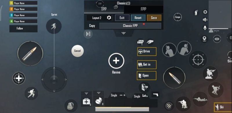 PUBG Mobile: Best two-finger claw settings and layout