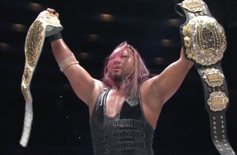 EVIL becomes new IWGP Heavyweight and Intercontinental Champion at NJPW ...