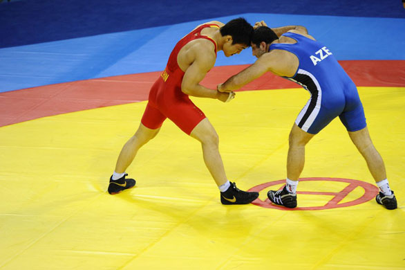 Rules of Greco-Roman style of wrestling