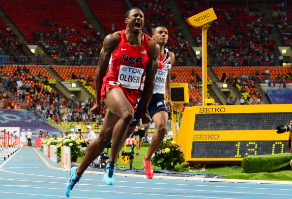 IAAF World Championships 2013: American David Oliver claims 110m ...