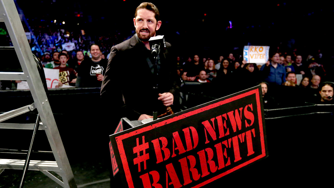 WWE: Bad News Barrett suffers a shoulder injury on Smackdown