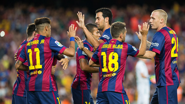 Barcelona announce their squad for the 2014-15 UEFA Champions League