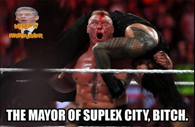 Top memes on Brock Lesnar's Suplex City