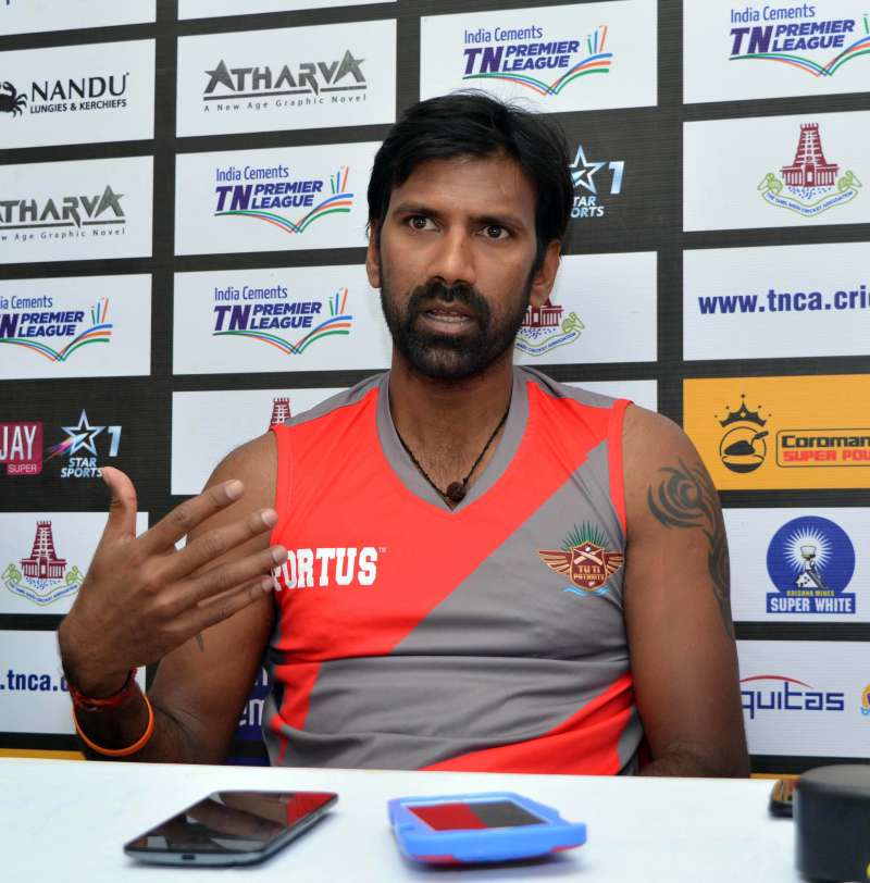 L Balaji reveals what the aim of youngsters in TNPL should be